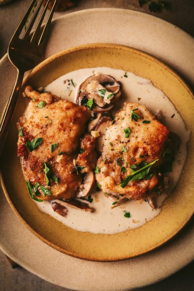 Champagne Chicken Recipe - The Hungry Gourmet